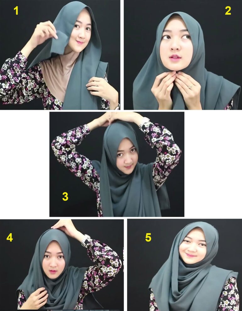 Tutorial Hijab Simple Ala Laudya Chintya Bella – Ragam Muslim
